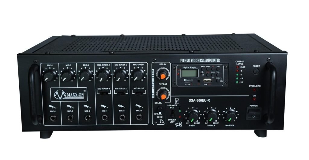 MAXX-ON Amplifier SSA-300EUR (Echo/USB/Recording)